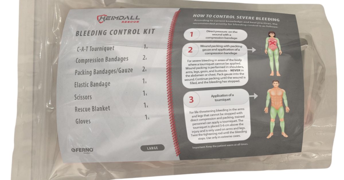 Heimdall Rescue Bleeding Control Kit, Large | Ferno Norden