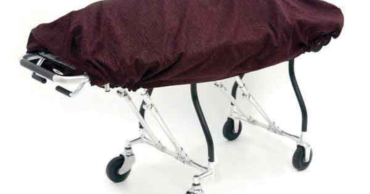 Mortuary Cot Cover Crypton® Aria fabric for Mini, Dark red | Ferno…