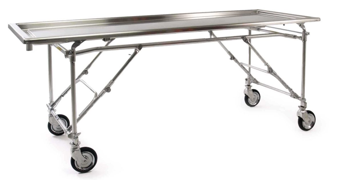 Mortuary Foldable Operating/Transfer Table M102 SS | Ferno Norden