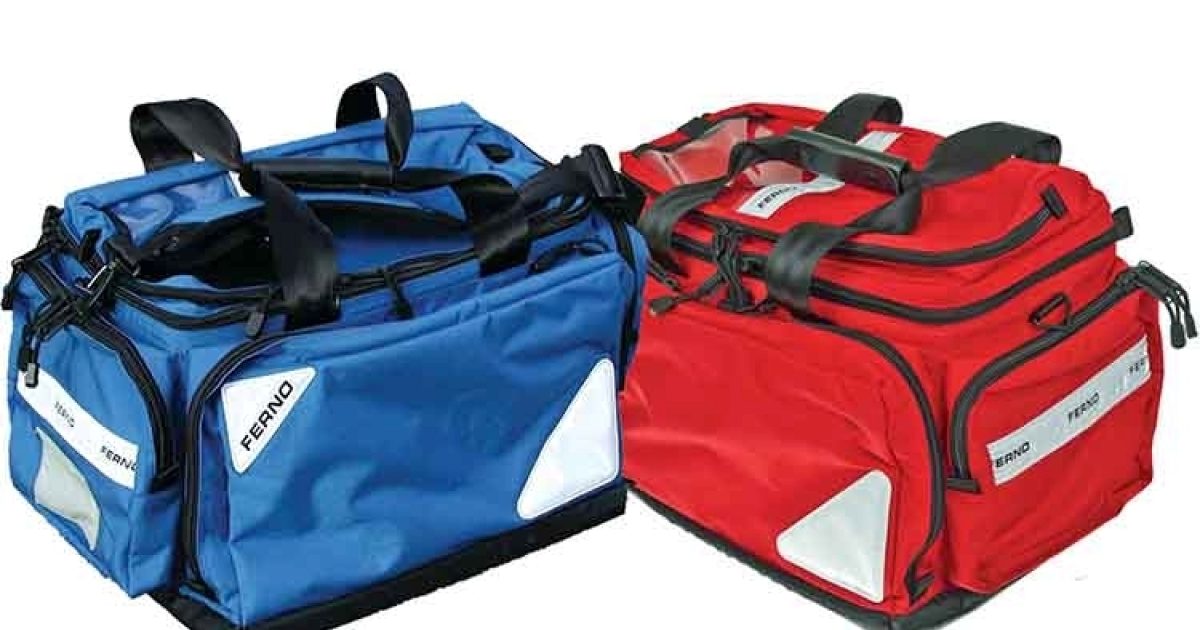 Emergency bag, professional trauma bag, Red | Ferno Norden