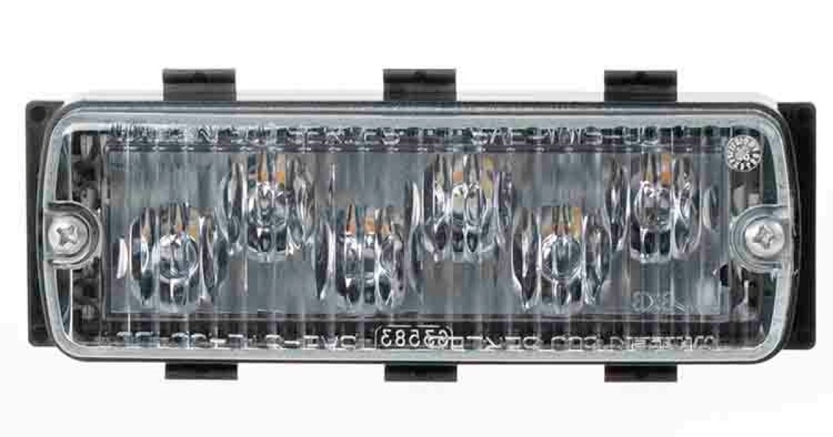 Whelen® 500 Series TIR6™ Amber Super-LED™, Clear Lens, 24V | Ferno…