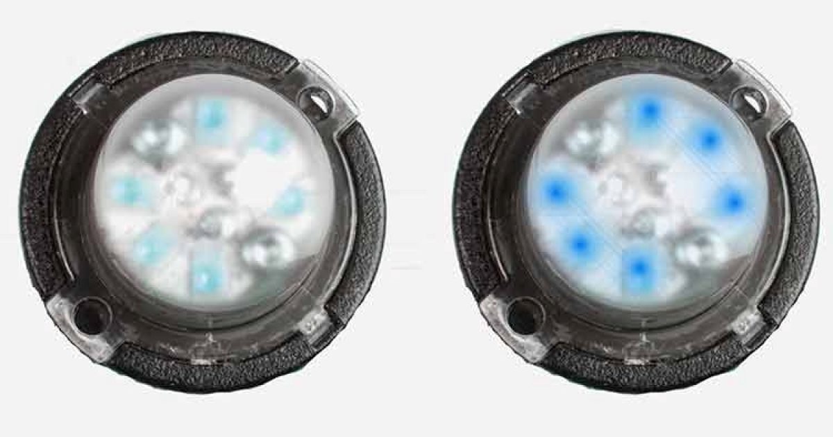 Vertex, Omni Directional Lighthead, Blue, 9' Cable, 12V | Ferno Norden