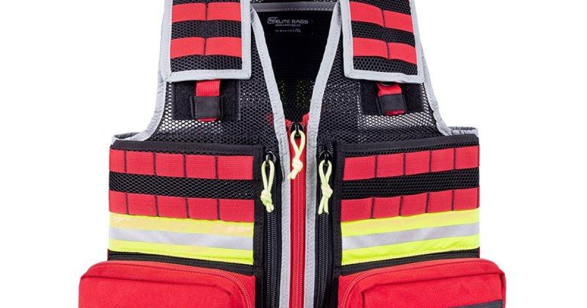 First Aid Vest EMS Molle, Red | Ferno Norden